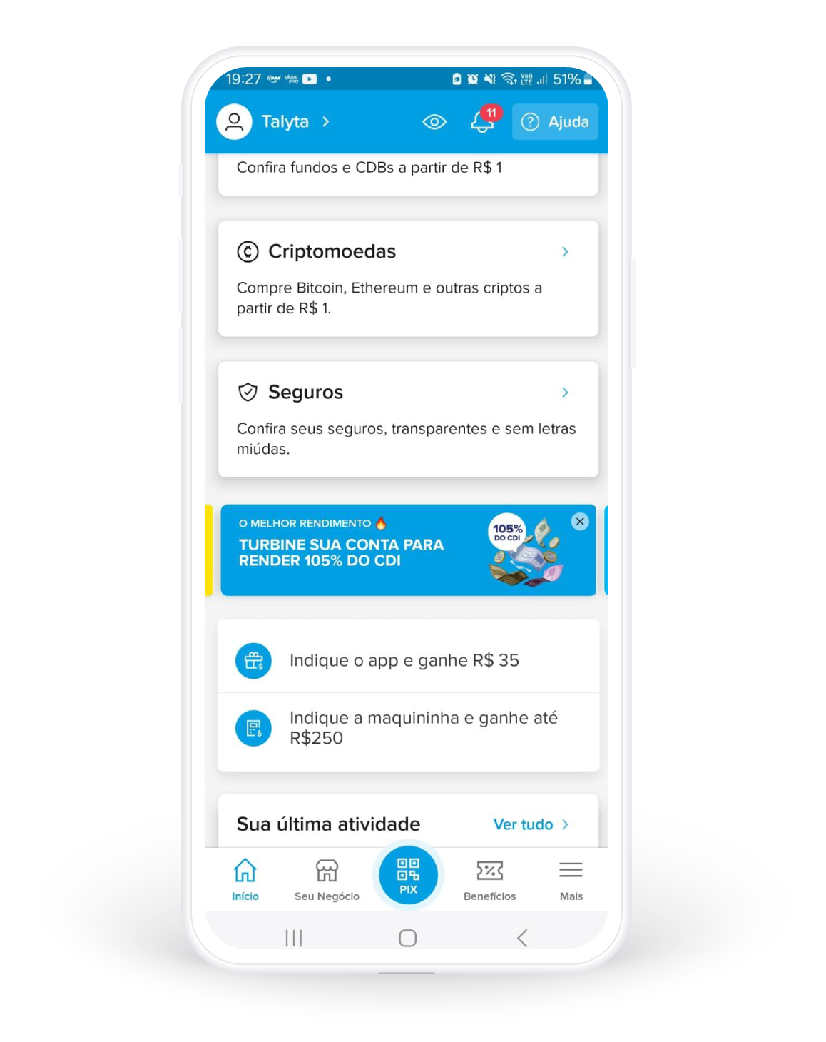 Convide e Ganhe: Point Mercado Pago com 100% de cashback